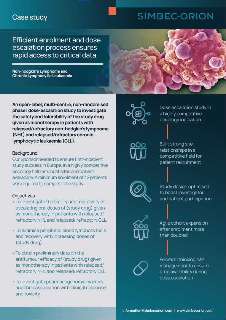 Non-Hodgkin’s Lymphoma (NHL) and Chronic Lymphocytic Leukaemia (CLL ...