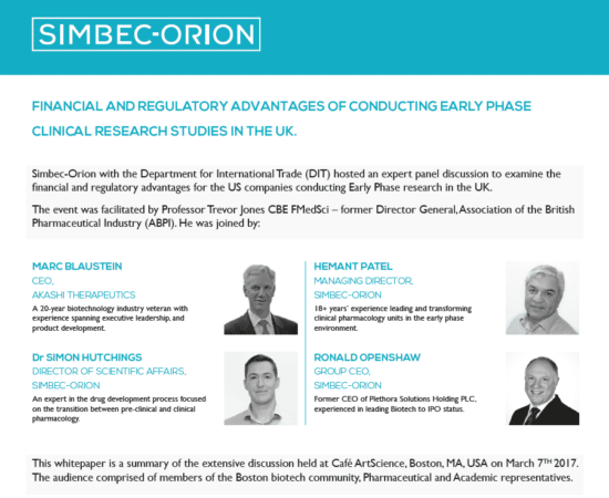 Clinical Research Whitepapers (CRO) | Simbec-Orion